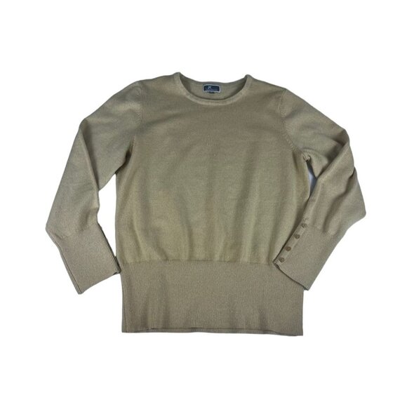 JM Collection | Sweaters | Jm Collection Womens Sweater Top Tan Long ...